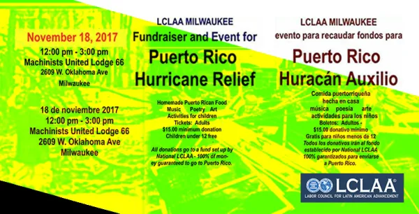 Labor Strong for Puerto Rico | Milwaukee Area Labor Council, AFL-CIO
